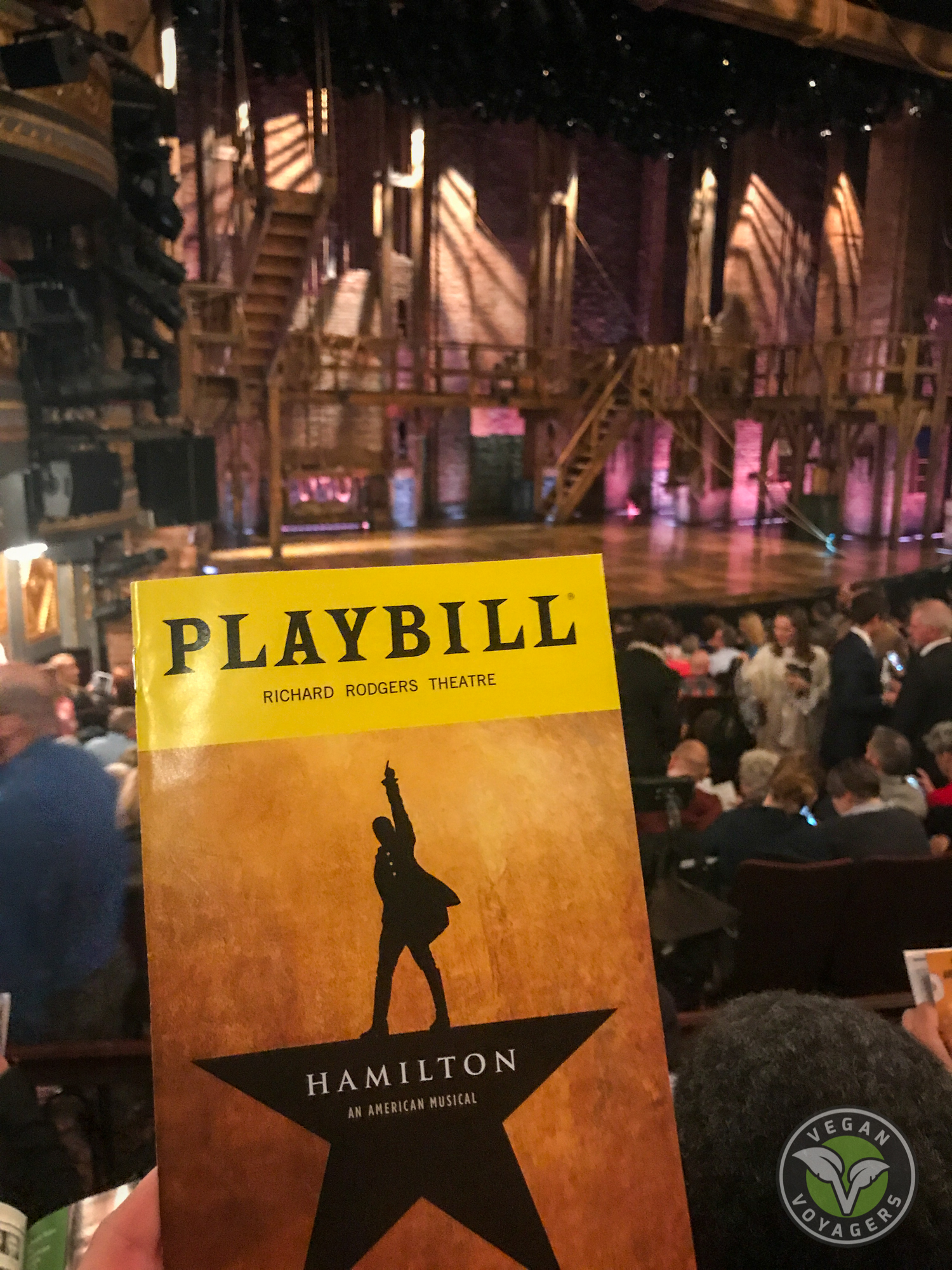 new-york-city-hamilton-playbill - Vegan Voyagers