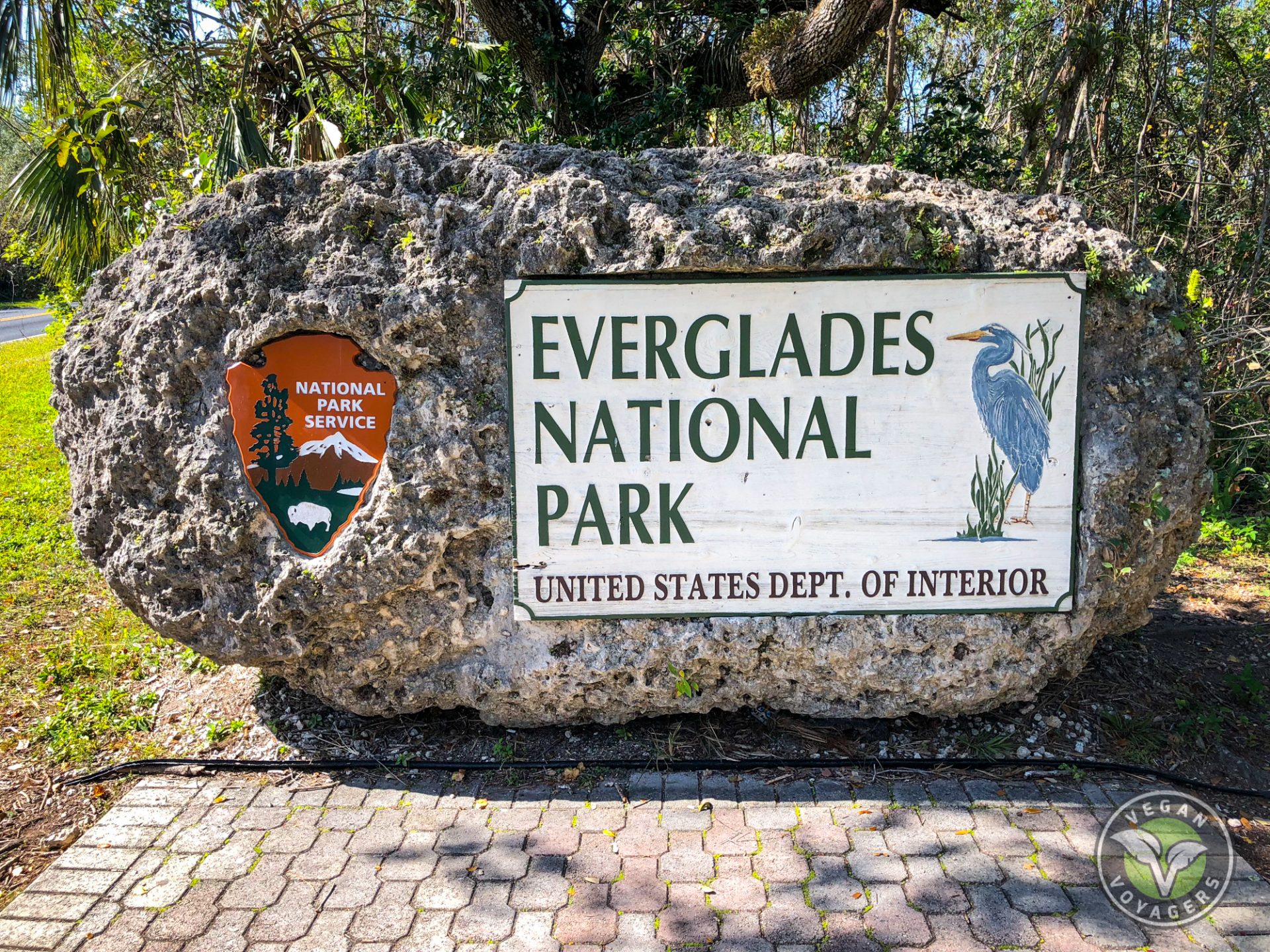 everglades-national-park-sign - Vegan Voyagers